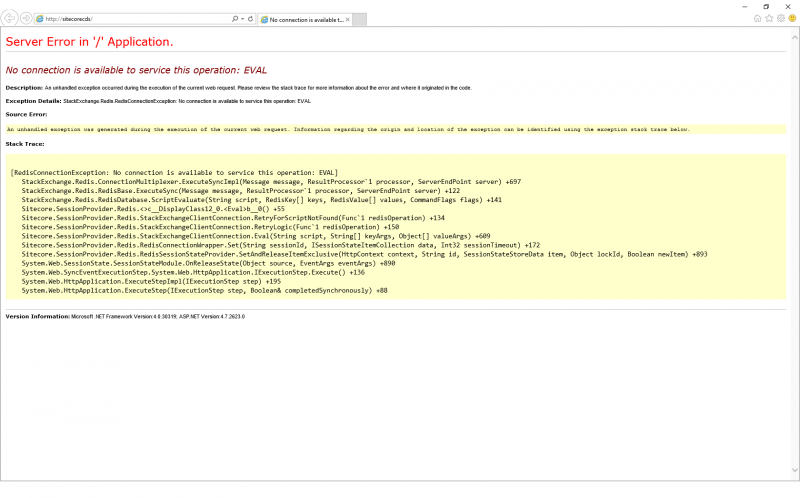 Sitecore 9: Redis Private SessionState Configuration – thebitsthatbyte.com